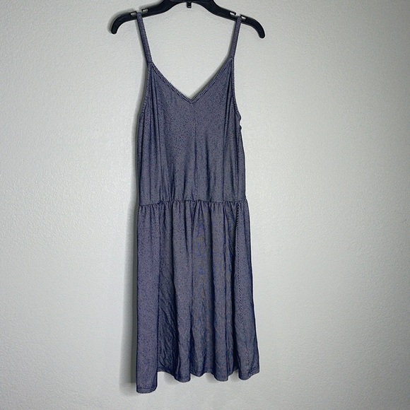 Universal Thread | Dresses | Universal Thread Striped Navy Blue Dress ...